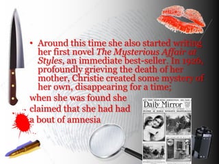 Agatha christie intro | PPT