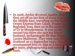 Agatha christie intro | PPTX