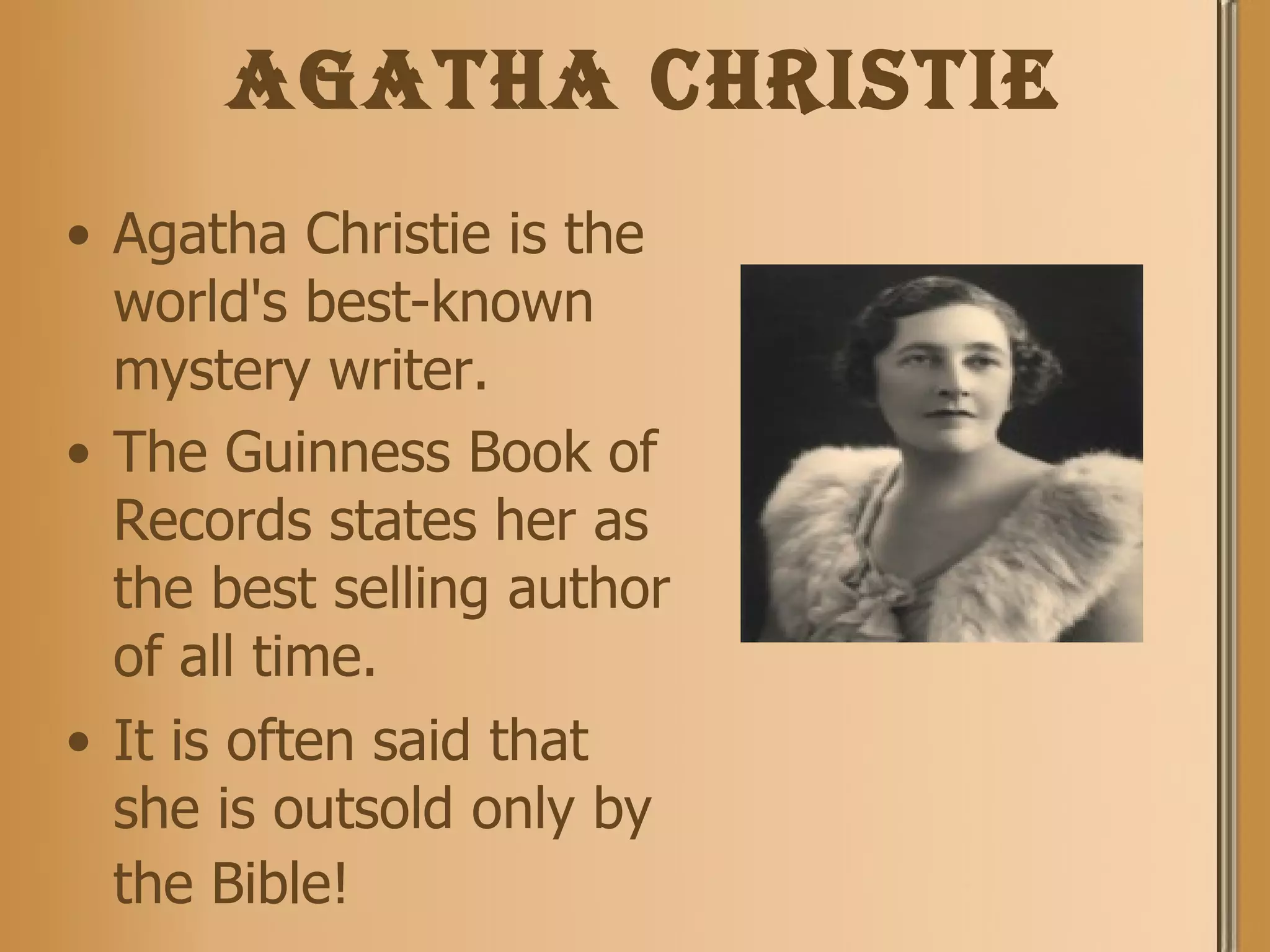 Agatha Christie | PPT