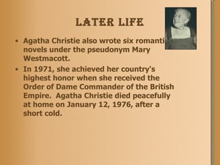 Agatha Christie | PPT