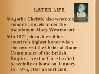 Agatha Christie | PPT