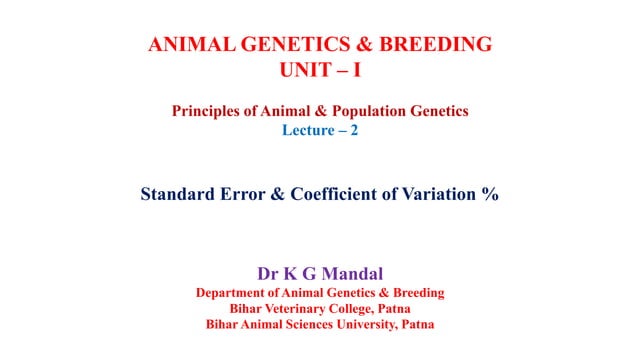 animal genetics and breeding AGB-Unit-I.pptx