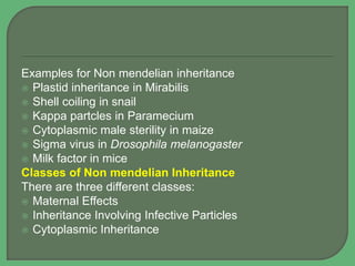 Cytoplasmic inheritance | PPTX