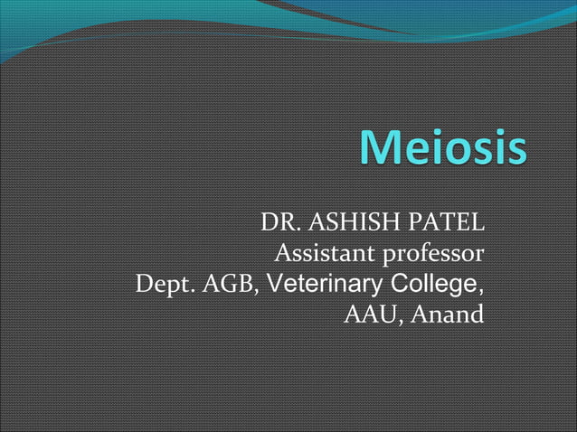 Meiosis.ppt.. | PPT | Infertility | Reproductive Health