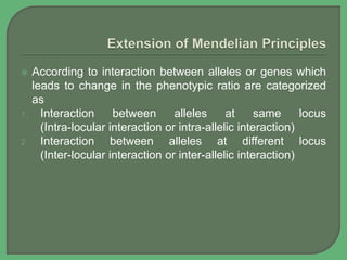 Modification of Normal Mendelian ratios with Lethal gene effcets and ...