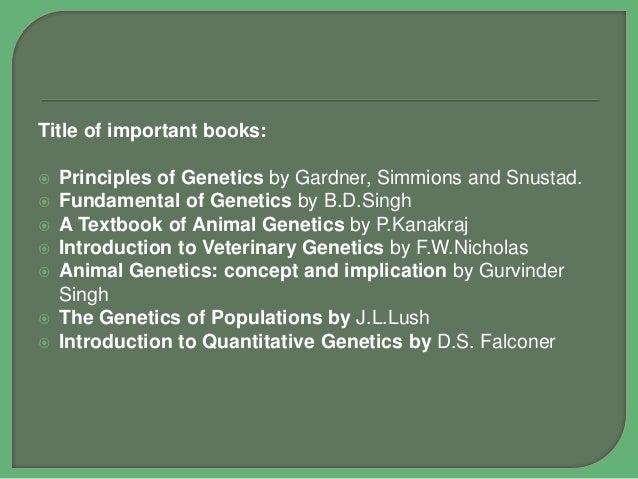 Sex Linked Inheritance Sex Influence Inheritance And Sex Limited Cha…