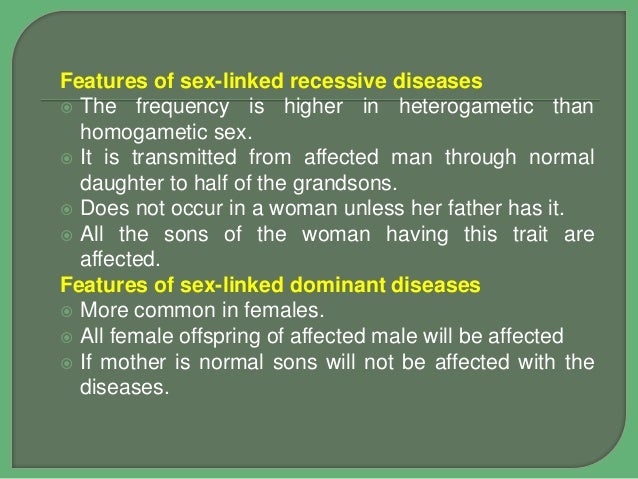 Sex Linked Inheritance Sex Influence Inheritance And Sex Limited Cha…