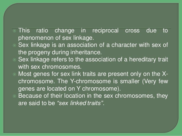 Sex Linked Inheritance Sex Influence Inheritance And Sex Limited Cha…