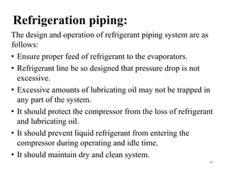 Refrigeration and Air Conditioning System Components | PPTX