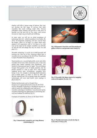 Wearable Technology for Enhanced Security. | PDF