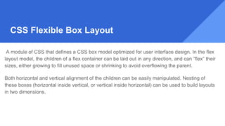 Understanding the flex layout | PPT