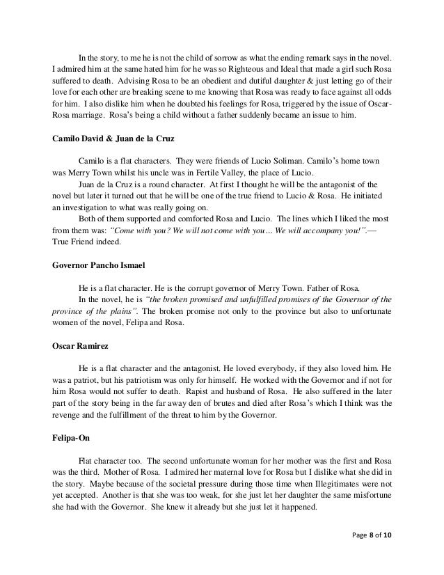 novel analysis-a-child-of-sorrow by zoilo m. galang