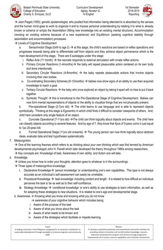 Agbay yen psychologicalfoundationofeducation | PDF