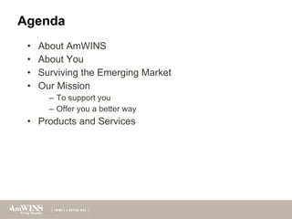 AmWINS Group Benefits Overview | PPT