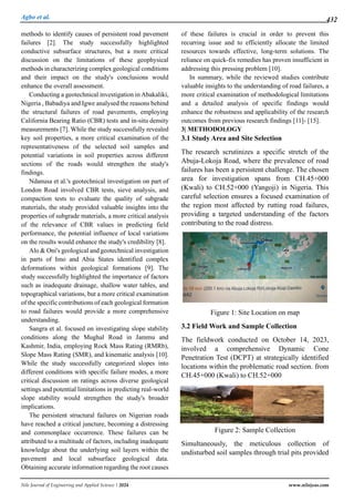 Geotechnical Investigation of Road Failure Along Abuja- Lokoja Road | PDF