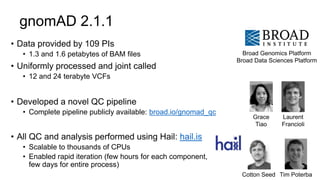 gnomAD at AGBT | PPT