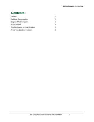 Agc wp-aging of cellulose insulation in transformers | PDF