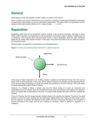 Agc wp-coalescence and collisions | PDF | Chemistry | Science