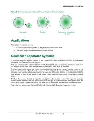 Agc wp-coalescence and collisions | PDF | Chemistry | Science