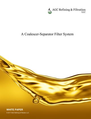 Agc wp-coalescer separator filter system | PDF | Chemistry | Science