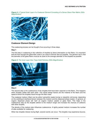 Agc wp-coalescer separator filter system | PDF | Chemistry | Science