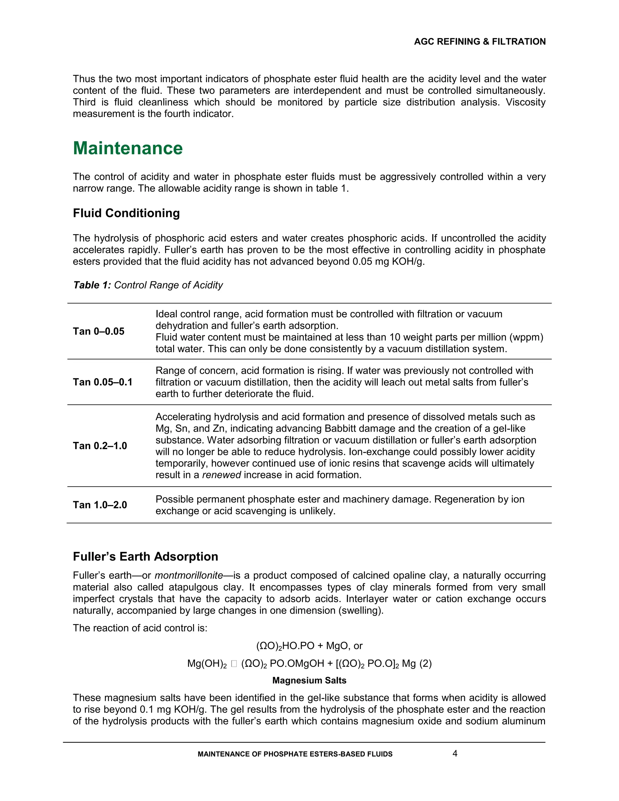 Agc wp-maintphosesters | PDF