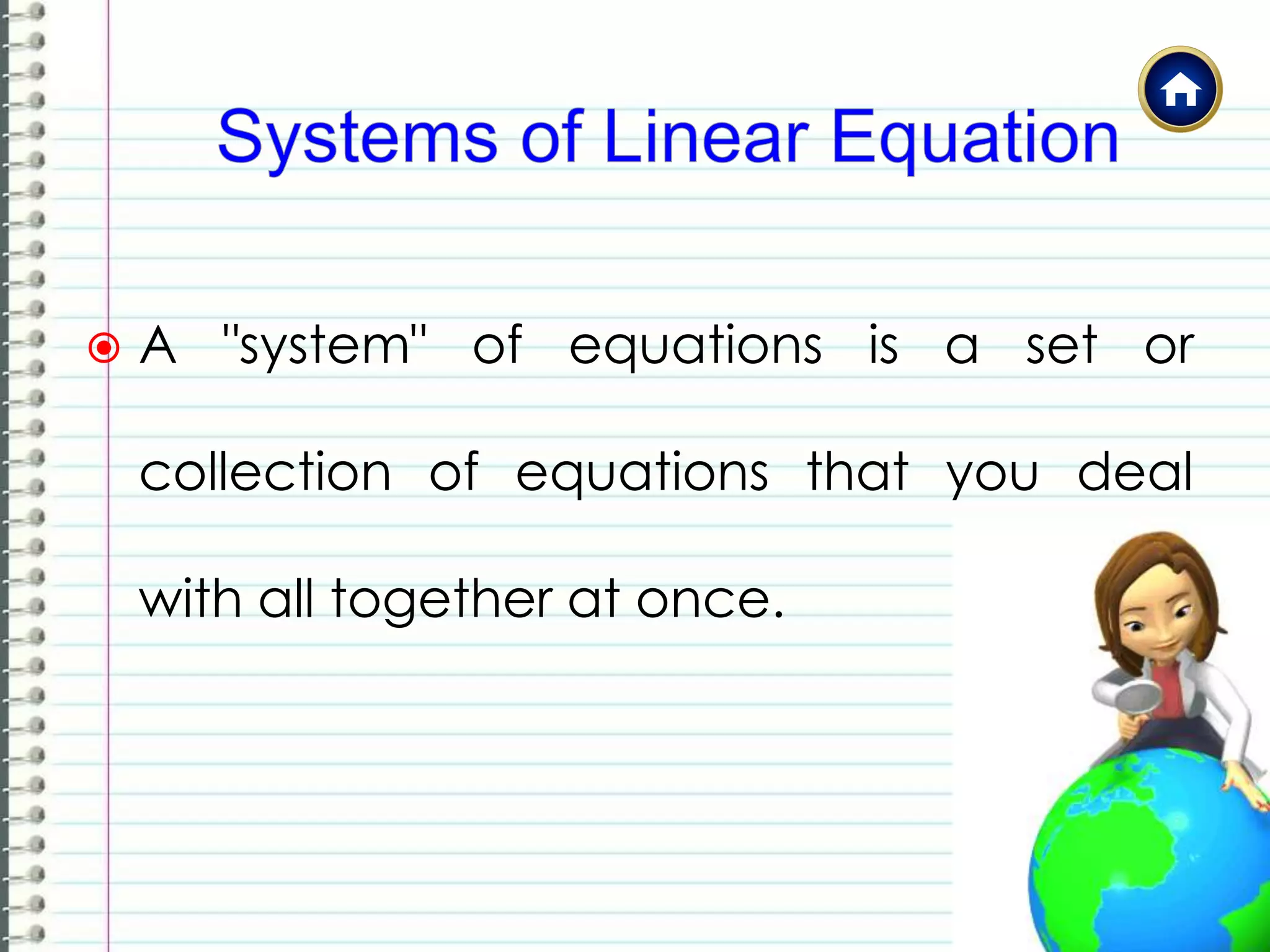 Agcaoili, mikaela systems of linear equation | PPT