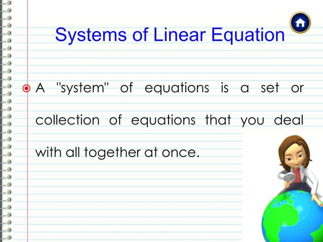 Agcaoili, mikaela systems of linear equation | PPT