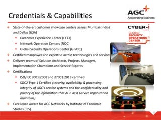 AGC Networks' Corporate Presentation 2016 | PDF
