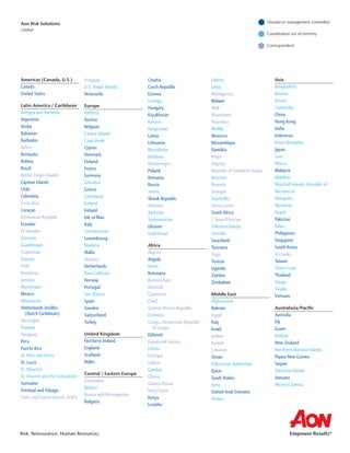 Aon Global Client Network map | PDF