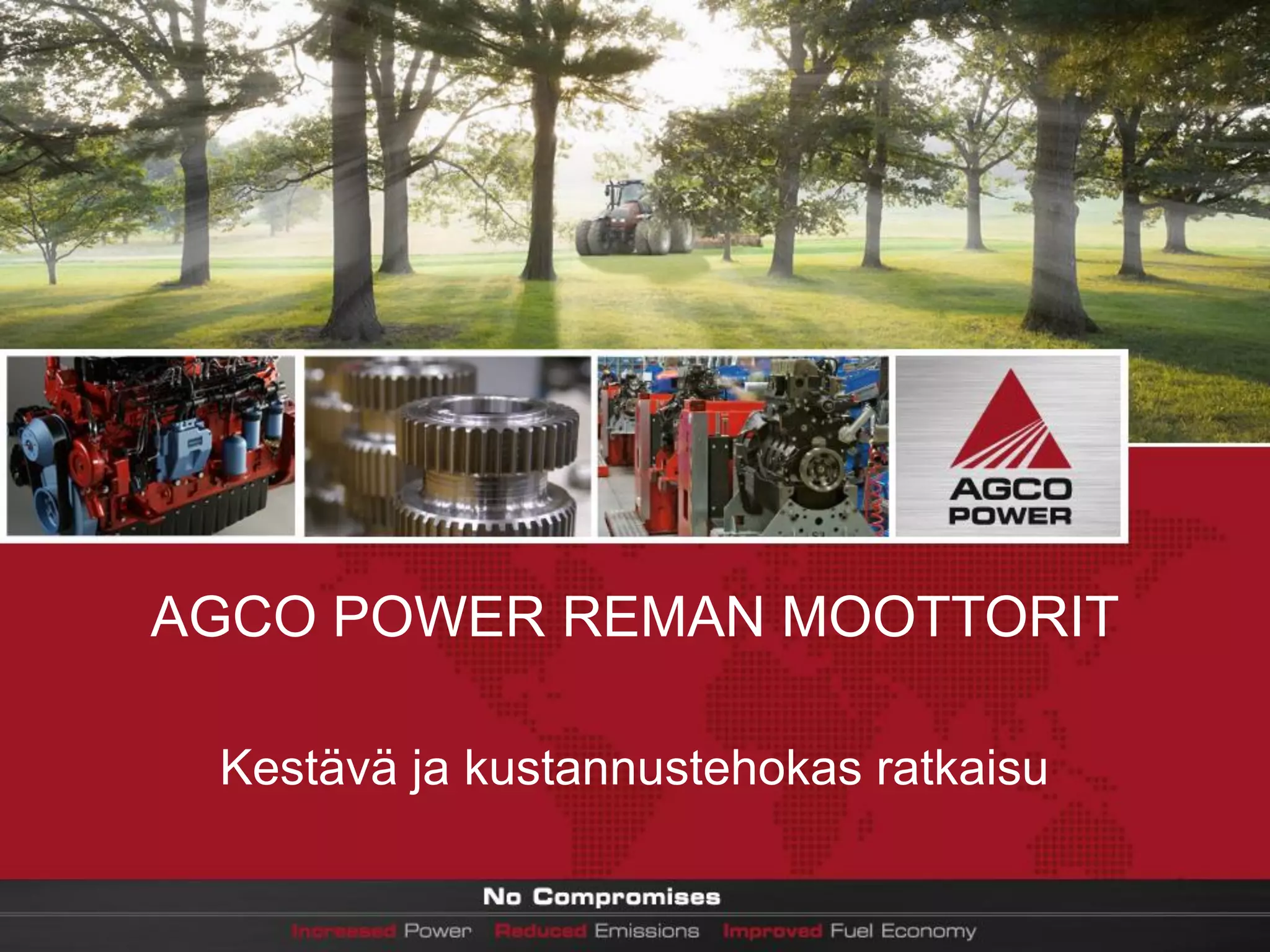 Mika Moisio: AGCO Power Reman moottorit - Kestävä ja kustannustehokas ...