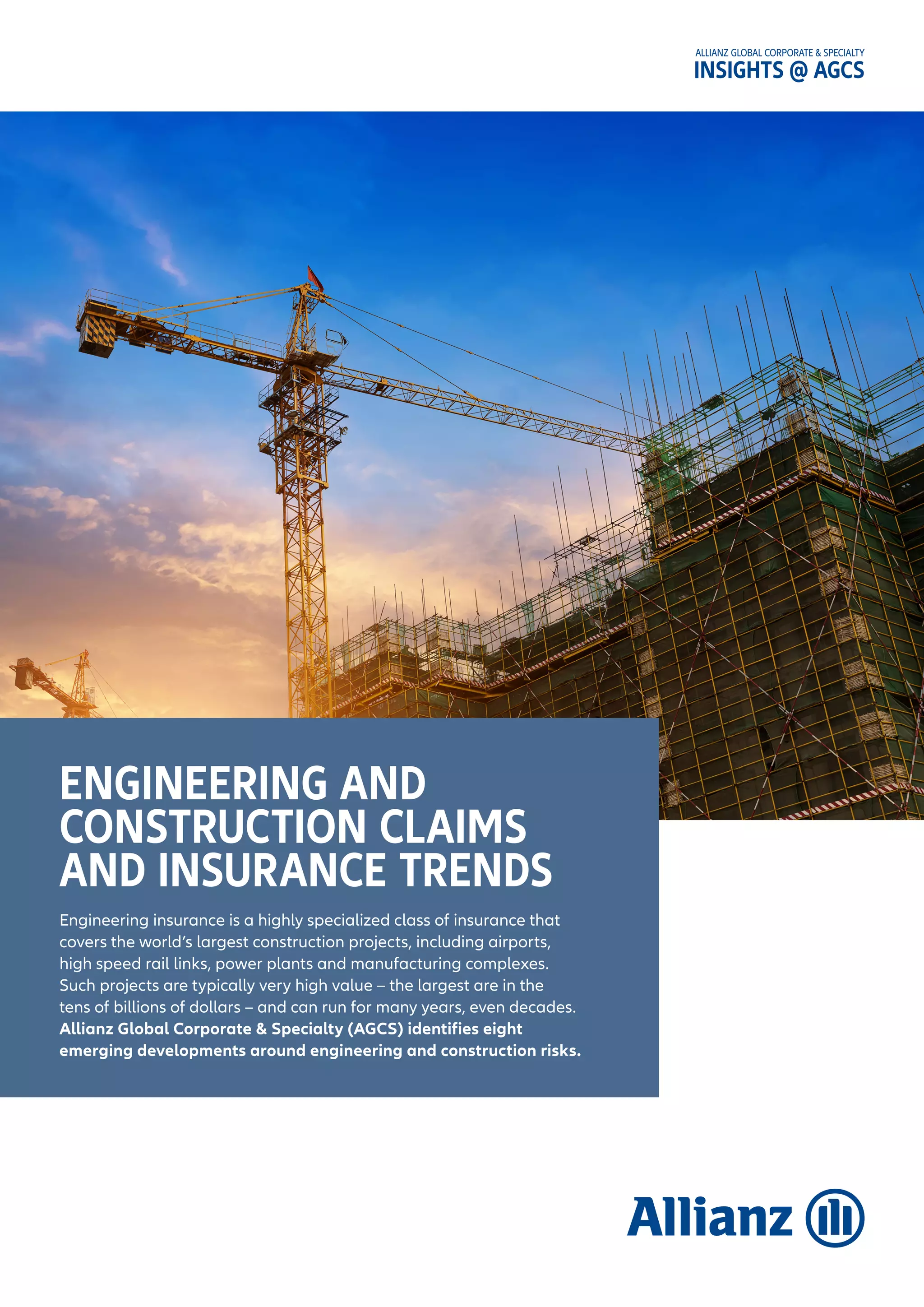 ENGINEERING AND CONSTRUCTION CLAIMS AND INSURANCE TRENDS | PDF