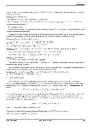 Convexity of the Set of k-Admissible Functions on a Compact Kähler ...
