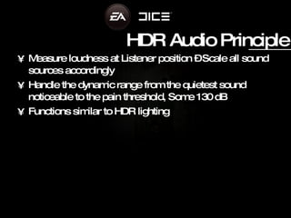 Adaptive Mixing in Frostbite | PPT