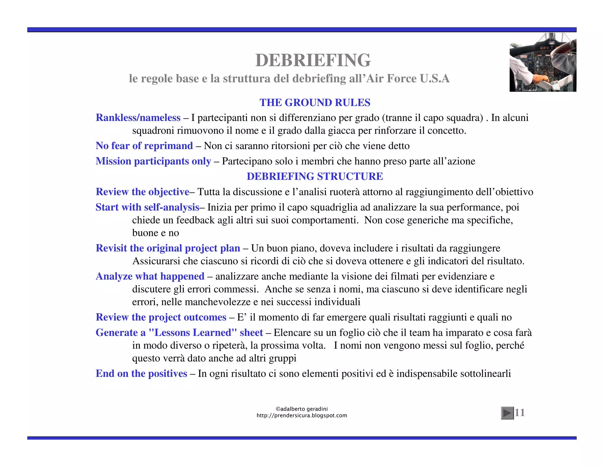 Debriefing e Outdoor Training | PDF