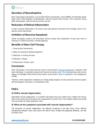 What is Age-Related Macular Degeneration? | PDF