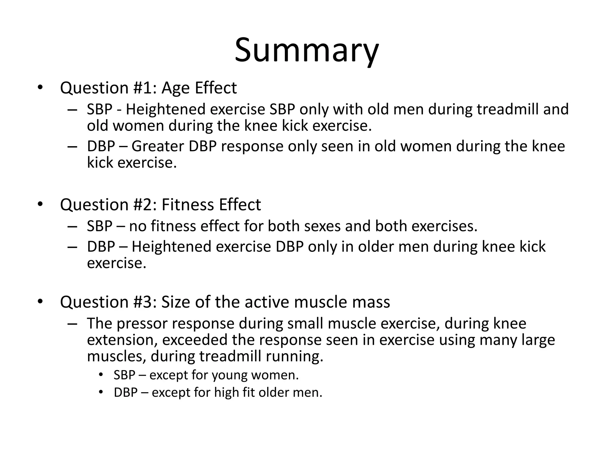 Age And Fitness On The Pressor Response In Elderly | PDF | Heart and ...
