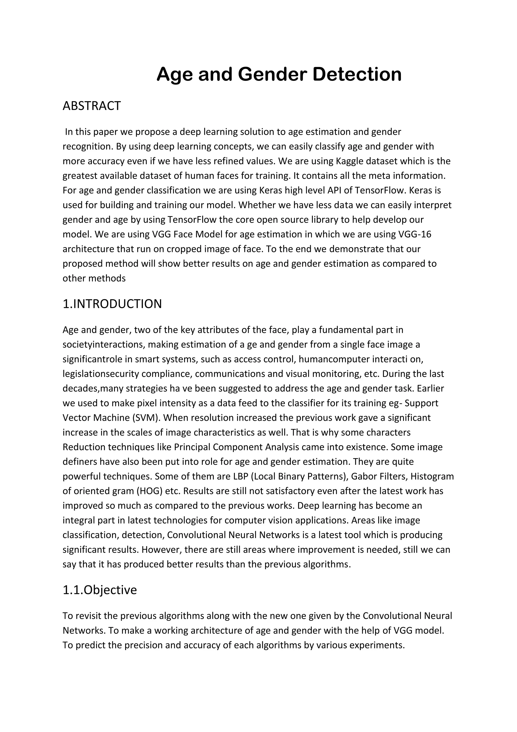 Age and Gender Detection-converted.pdf | Artificial Intelligence | Technology & Computing