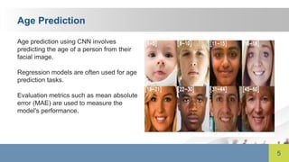 Age And Gender Prediction Using Cnn.pptx | Artificial Intelligence | Technology & Computing