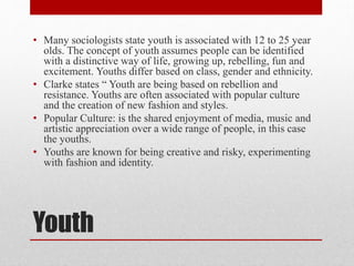 Age and identity sociology | PPTX