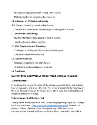 Digital Revolution: Modern Age & Internet | PDF