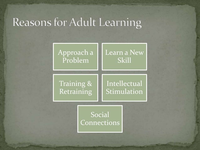 Age and Learning Presentation | PPTX