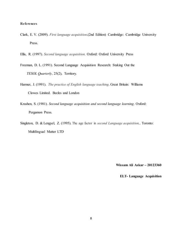 Age and SLA - Wissam Ali Askar | PDF