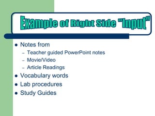 Interactive Science Notebook Setup | PPTX