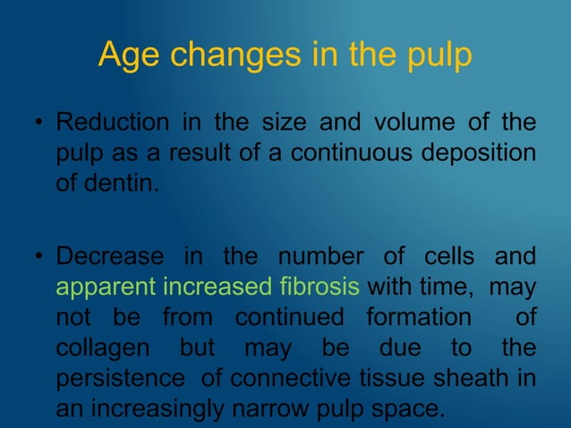 Age changes in enamel, dentin and pulp1.pptx | Dental Health | Diseases ...