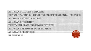 age changes in periodontium aging in periodontics.pptx