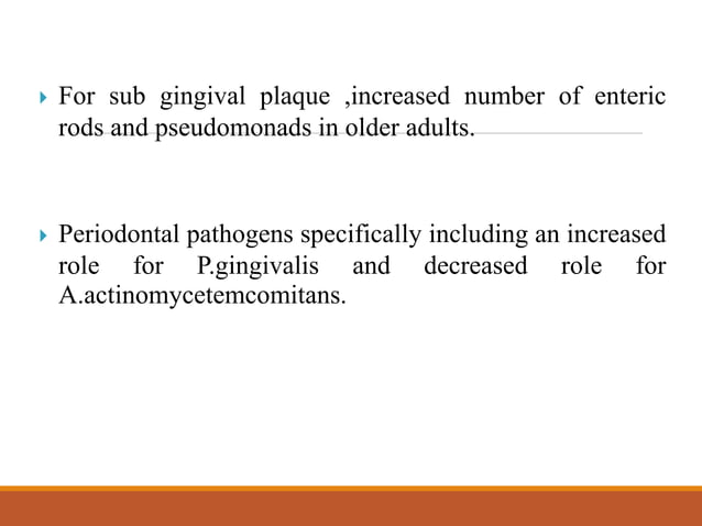 "AGE CHANGES IN PERIODONTIUM" | PPT | Dental Health | Diseases and ...