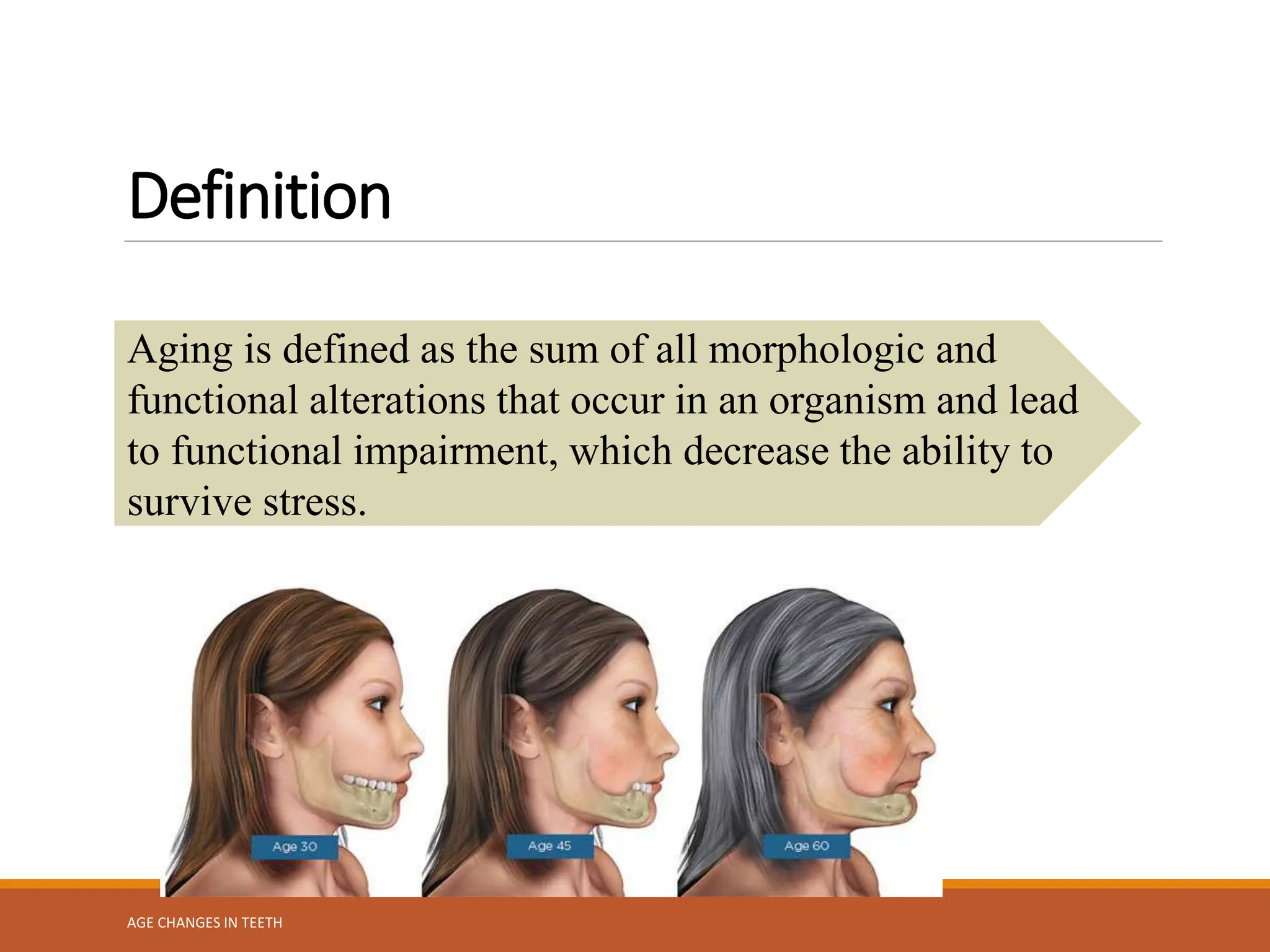 AGE CHANGES IN TEETH powerpoint presentation | PPTX