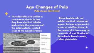 Age changes related to dental tissues development.pptx