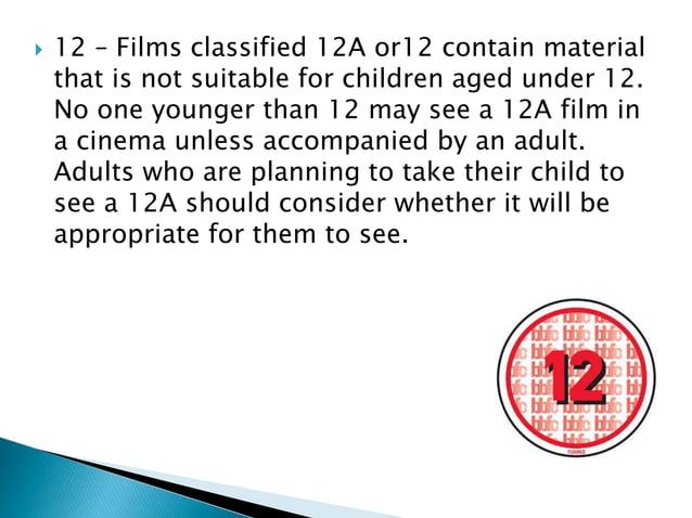 Age classifications | PPTX